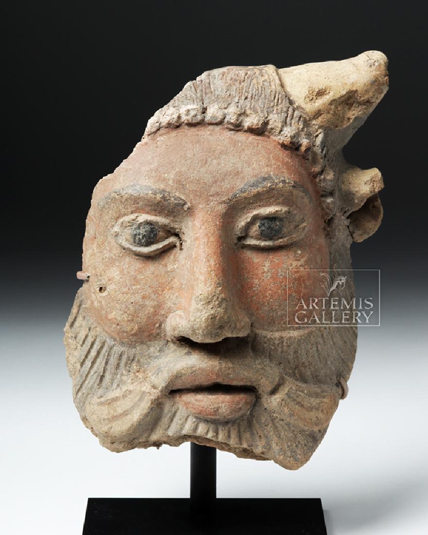 Etruscan Polychrome Antefix of Achelous