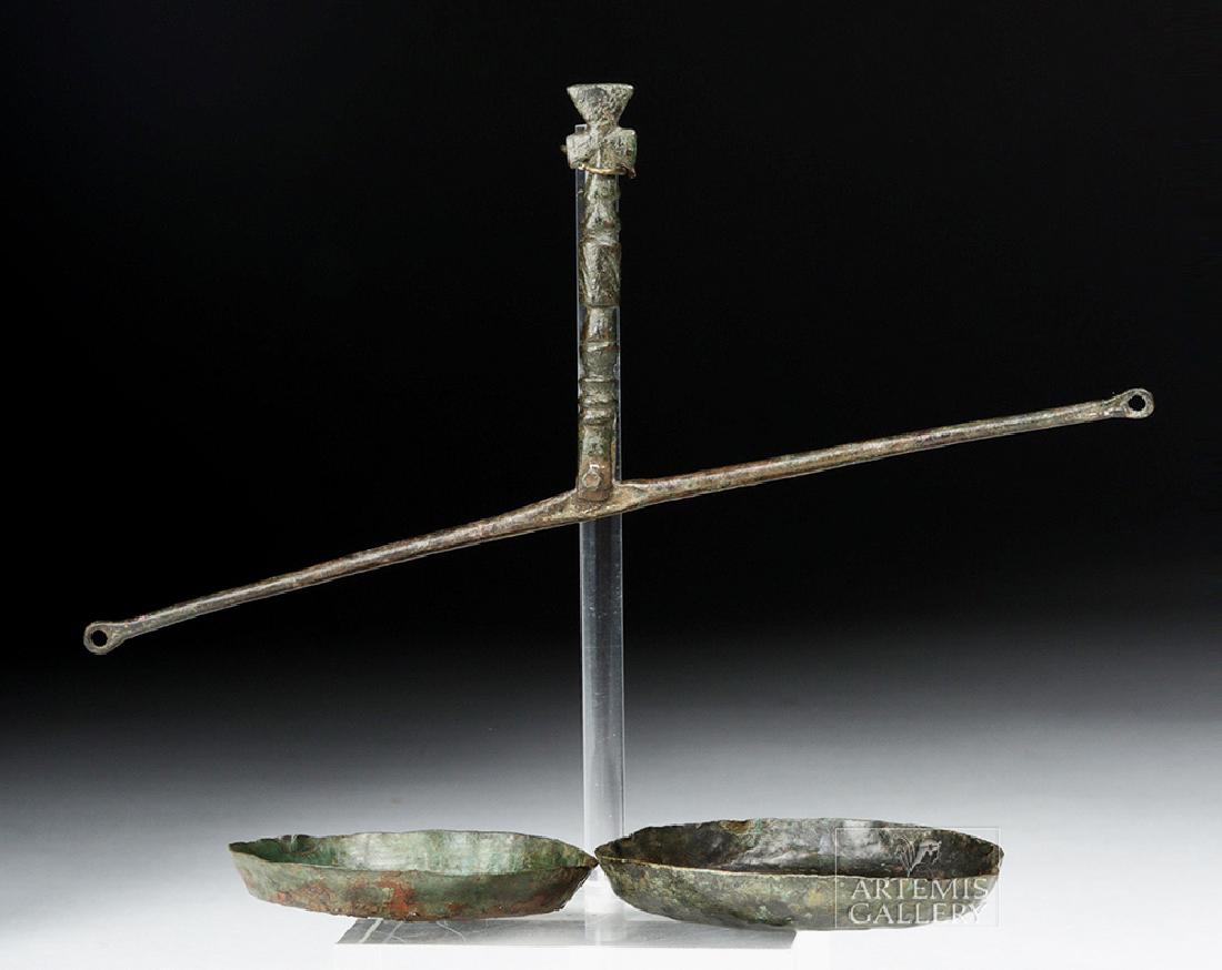 Roman / Byzantine Bronze Scale w/ Two Bowls