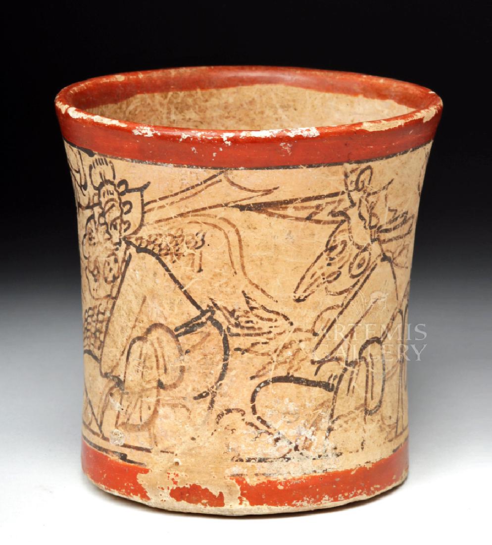 Translated Mayan Codex Style Cylinder