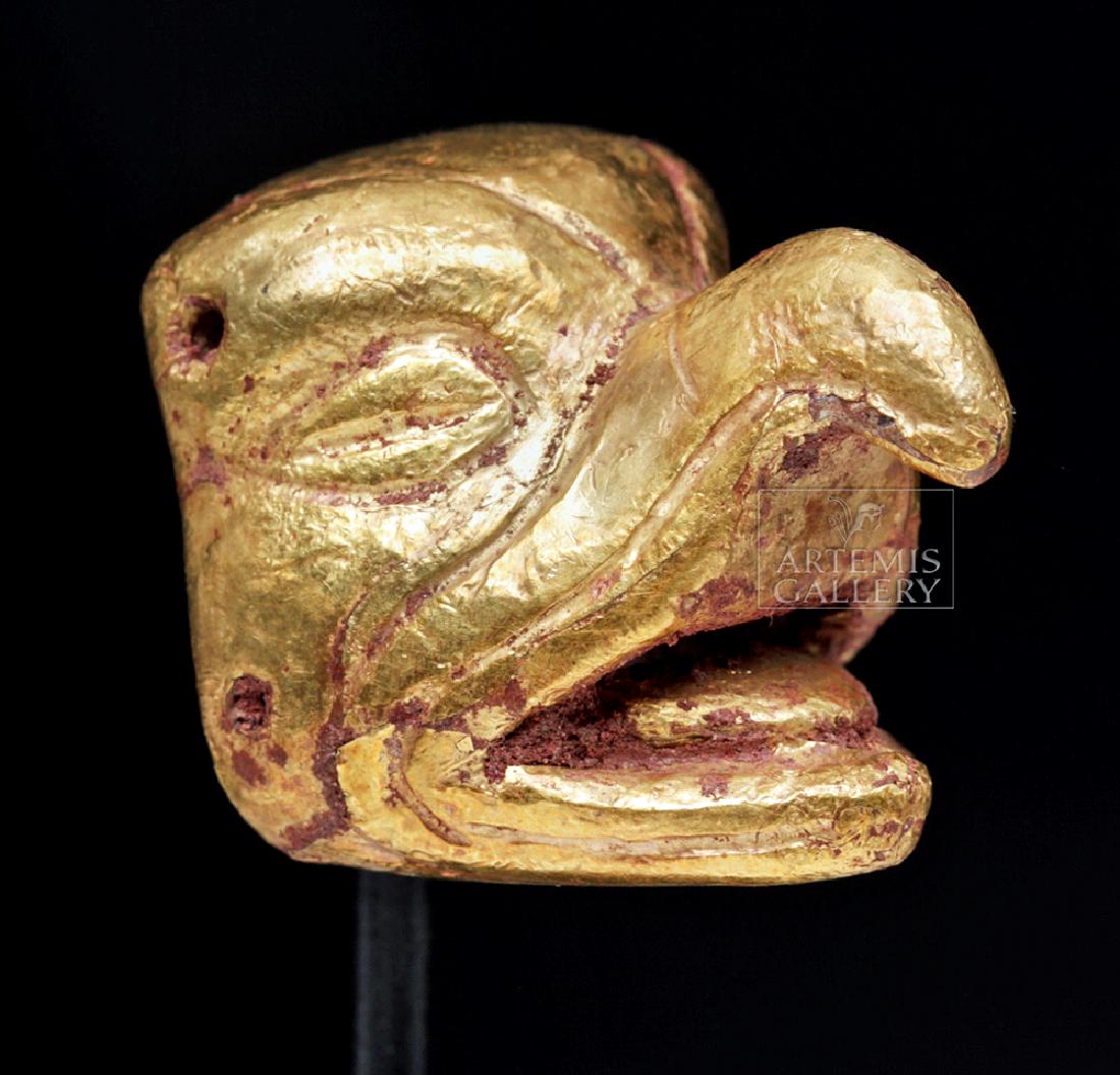 Aztec Royal Gold Eagle Pendant