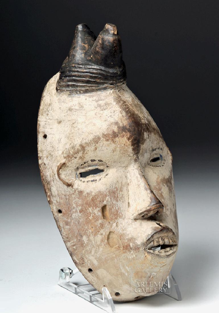 Early 20th C. Igbo Wooden Female Spirit Mask