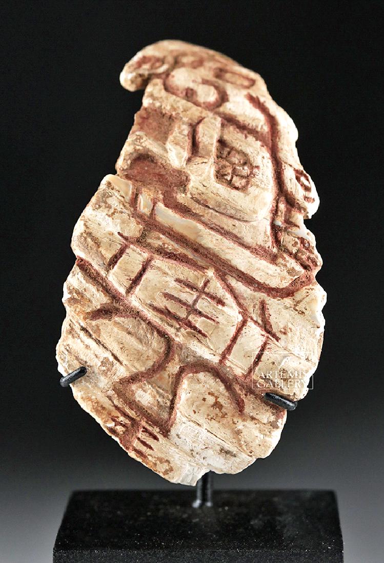 Chavin Shell Pendant - Shaman-Jaguar Transformation