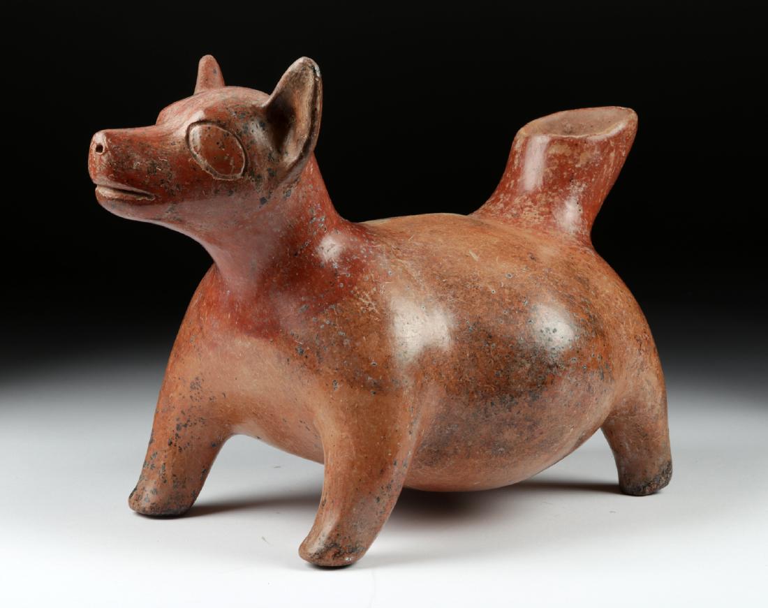 Colima Pottery Redware Dog - Ready To Eat!