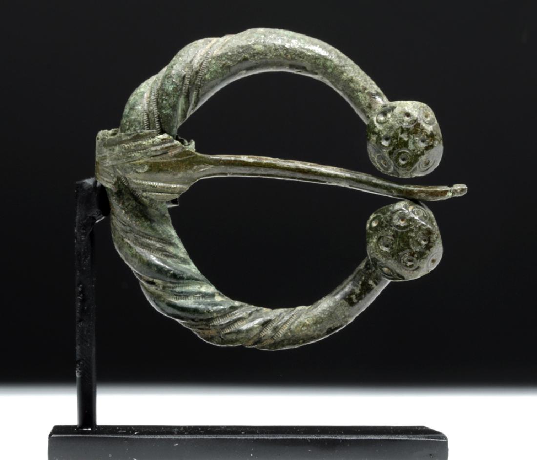 Authentic Viking Bronze Penannular Brooch