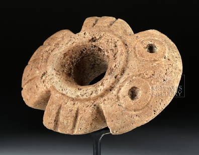 Chavin Stone Mace Head Discoid Form