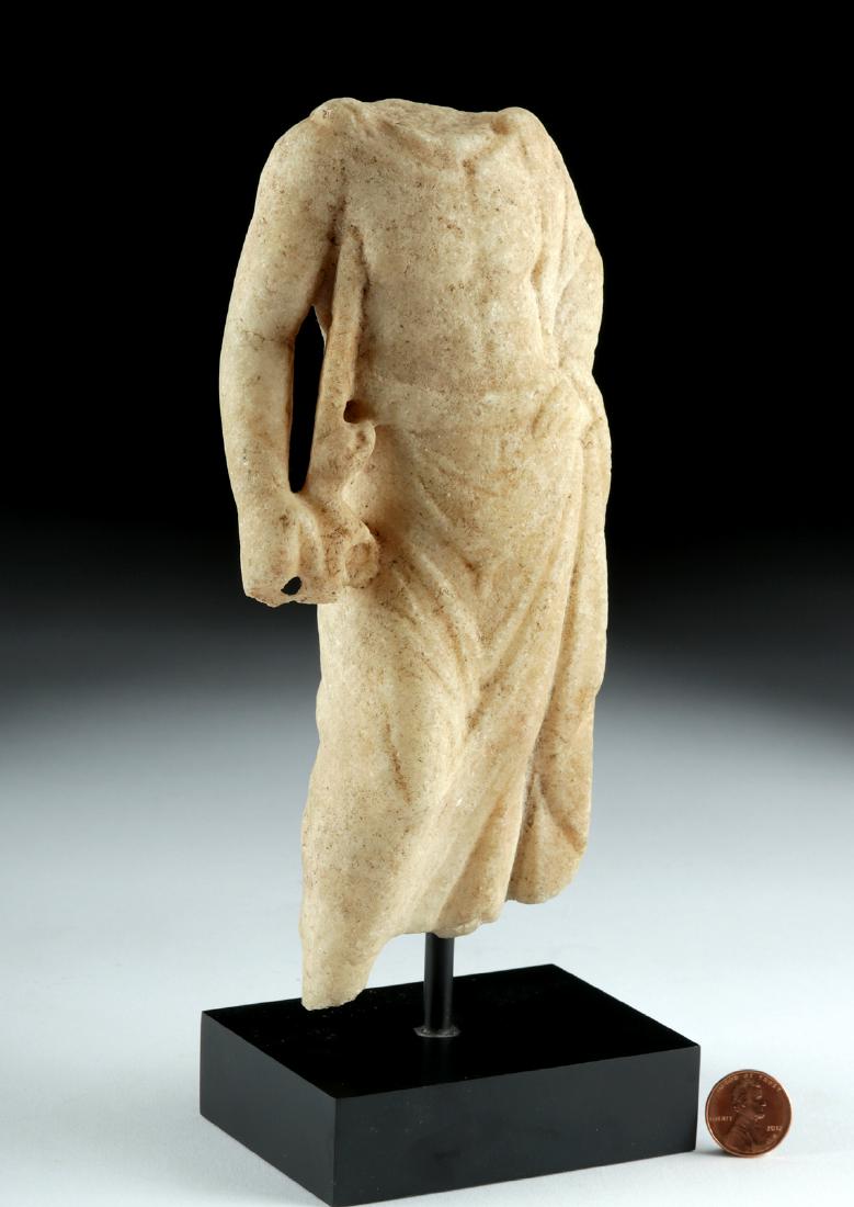 Roman Marble Torso - Male w/ Draped Toga