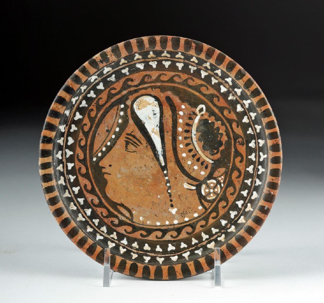 Greek Apulian Red-Figure Plate - Lady of Fashion - Aug 30, 2018 ...