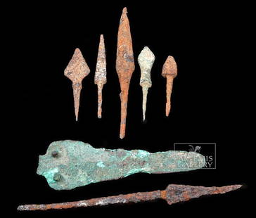 Holy Land Canaanite Bronze Dagger