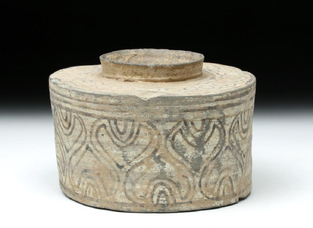 Indus Valley Geometric Pottery Jar - Harappan