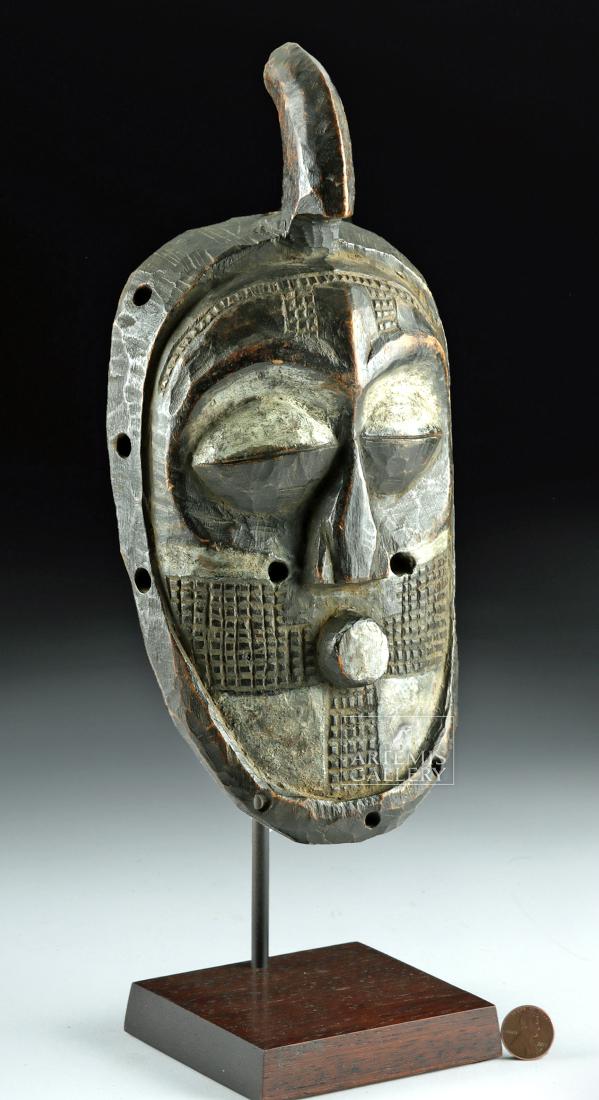 19th C. African Biombo Wood / Kaolin Mask