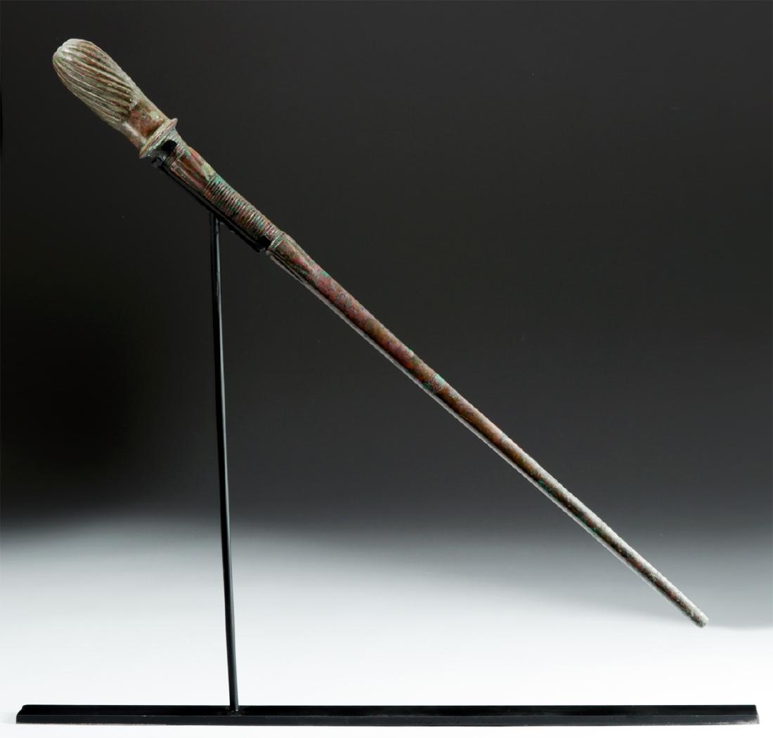 Rare Luristan Bronze Staff / Scepter
