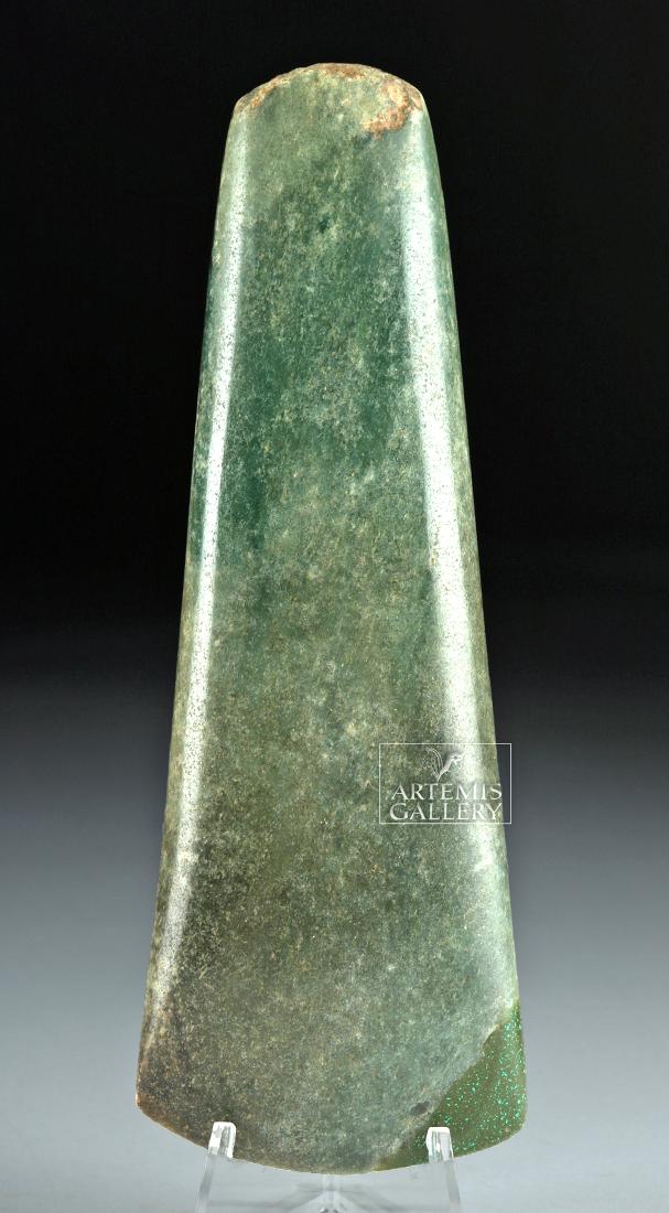 Olmec Greenstone Ceremonial Celt