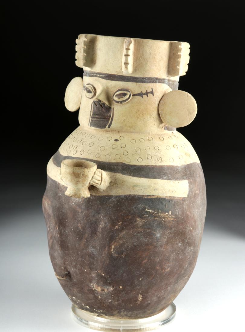 Large Chancay Pottery China Anthropomorphic Jar