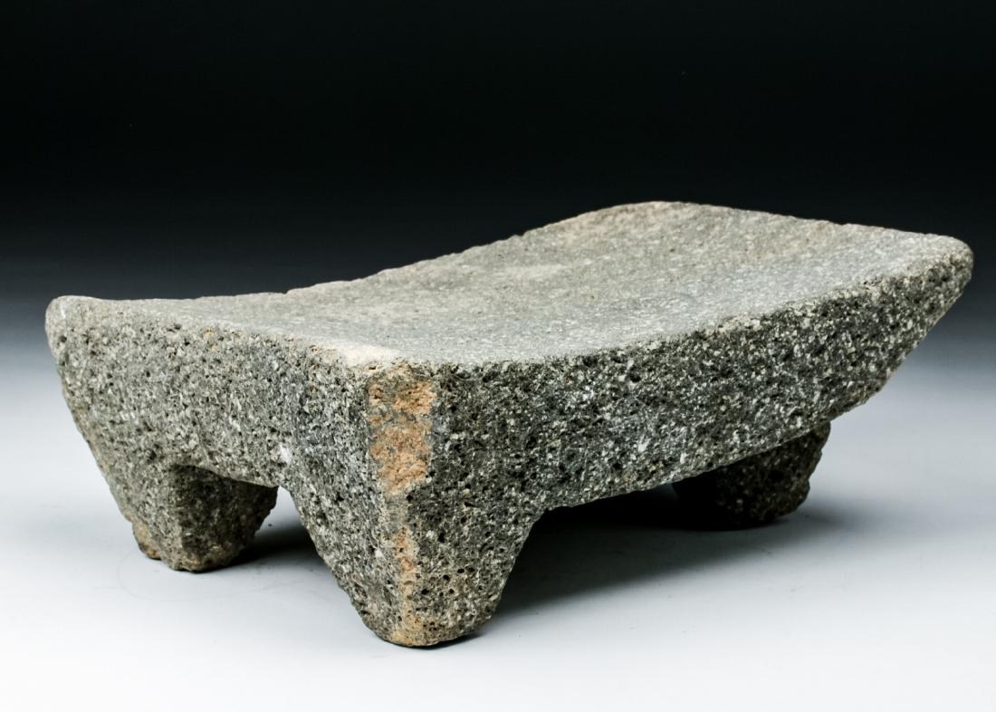 Mayan Volcanic Stone Metate - Dec 20, 2018 | Artemis Gallery in CO