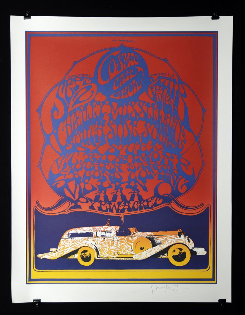 Cosmic Car Show Poster Signed by Stanley Mouse