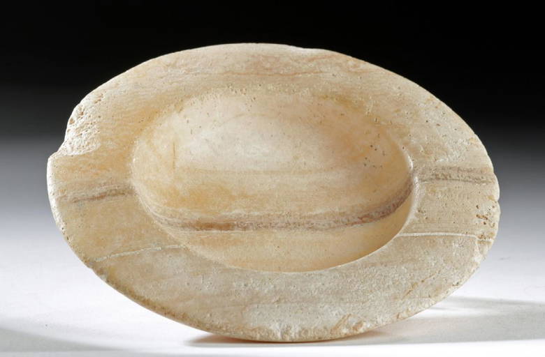Canaanite Alabaster Offering Dish