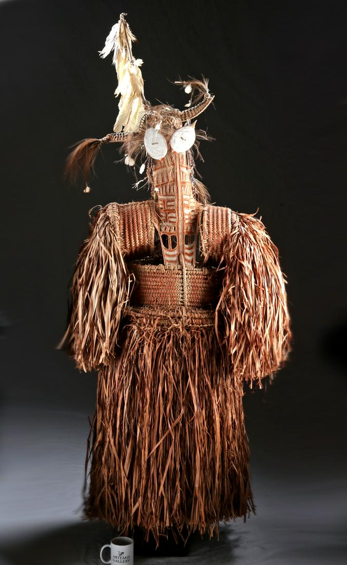 Early 20th C. Asmat Fiber Mask - Jipae Festival - Jul 25, 2019 ...