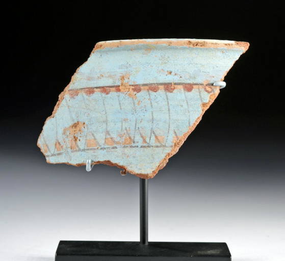 Egyptian Amarna Period Polychrome Pottery Fragment - Aug 06, 2019 ...
