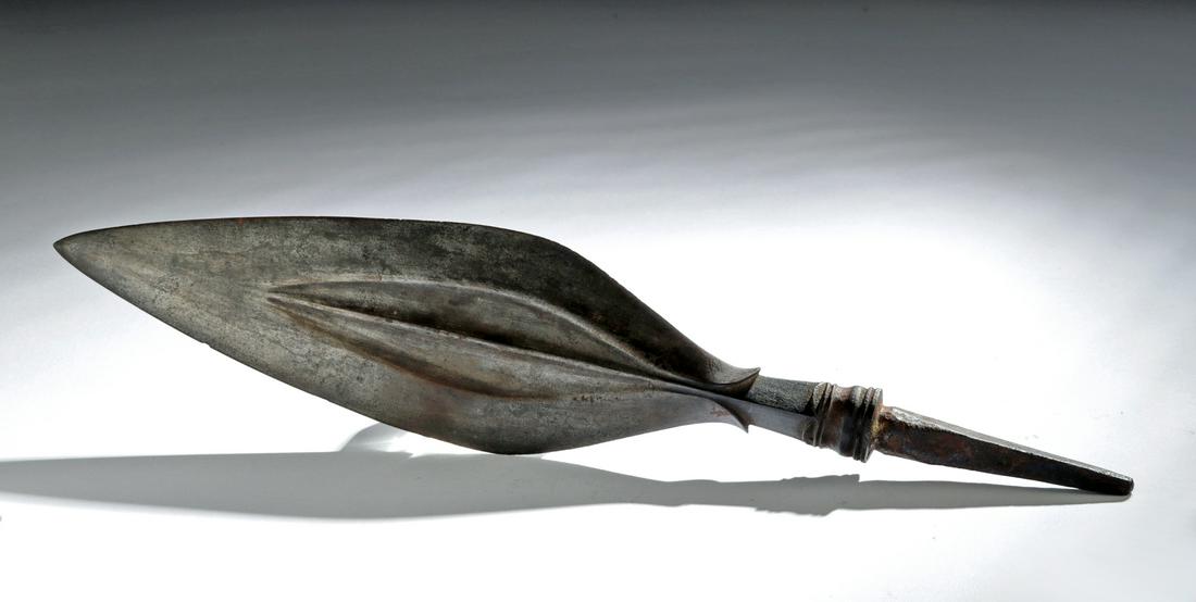 Early 20th C. Philippines Moro Iron Budiak Spear Head - Aug 06, 2019 ...