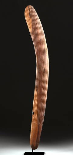 19th C. Australian Aboriginal Wood Throwing Stick - Aug 22, 2019 ...
