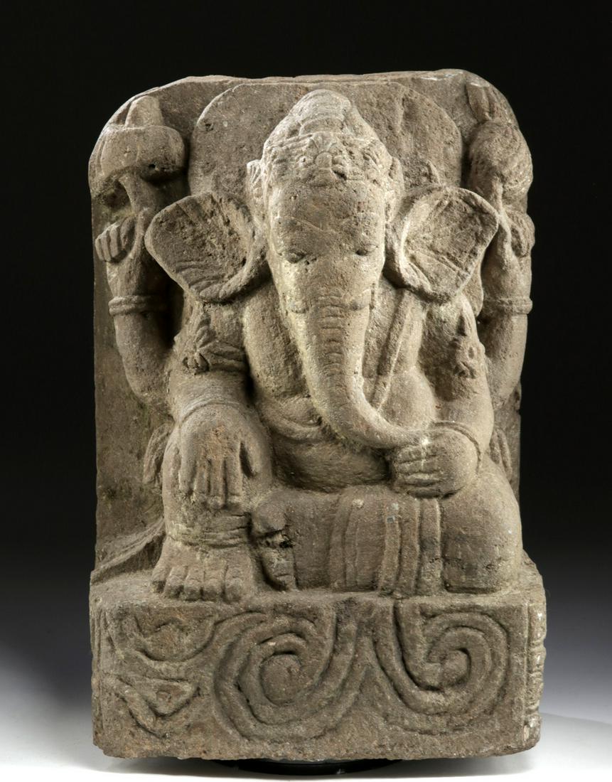 15th C. Indian Stone Statue of Ganesha - Sep 26, 2019 | Artemis Gallery ...