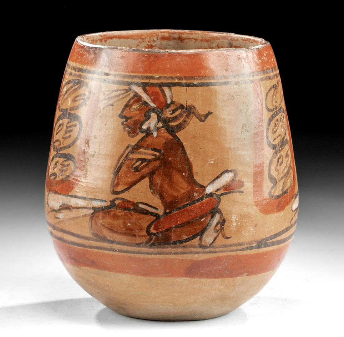 Maya Polychrome Jar w/ Seated Dignitaries - Oct 03, 2019 | Artemis ...