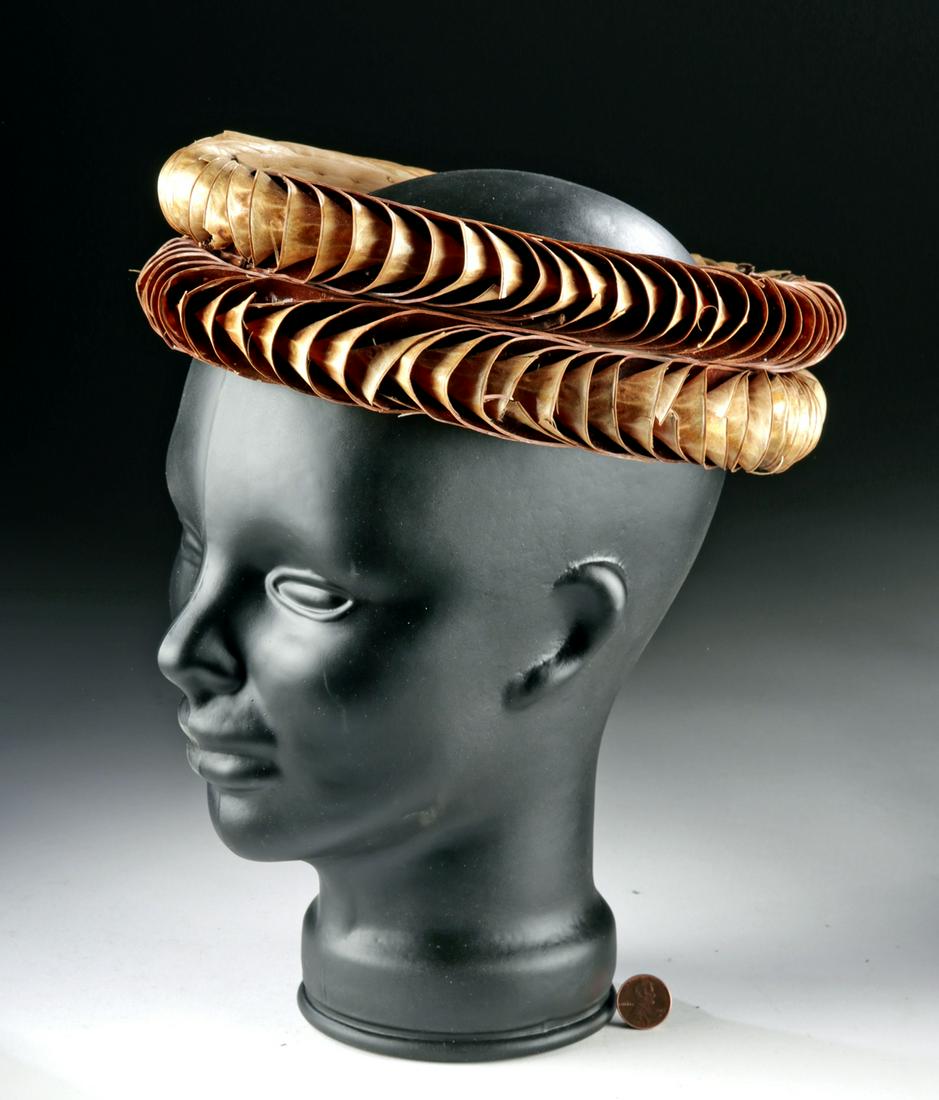 20th C. Hawaiian Lauhala Fiber Hula Dance Crown - Nov 14, 2019 ...