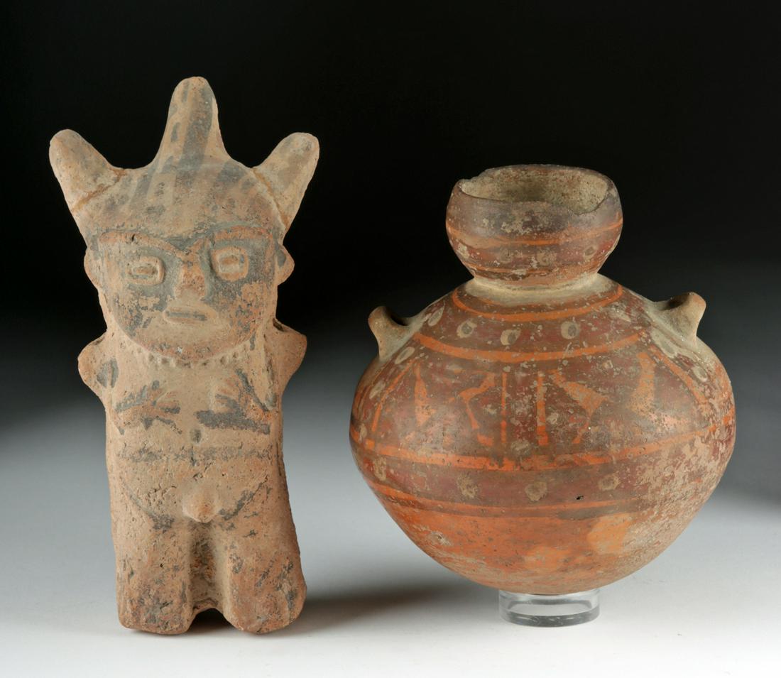 Huari Pottery Vessel and Chancay Pottery Doll - Nov 25, 2019 | Artemis ...
