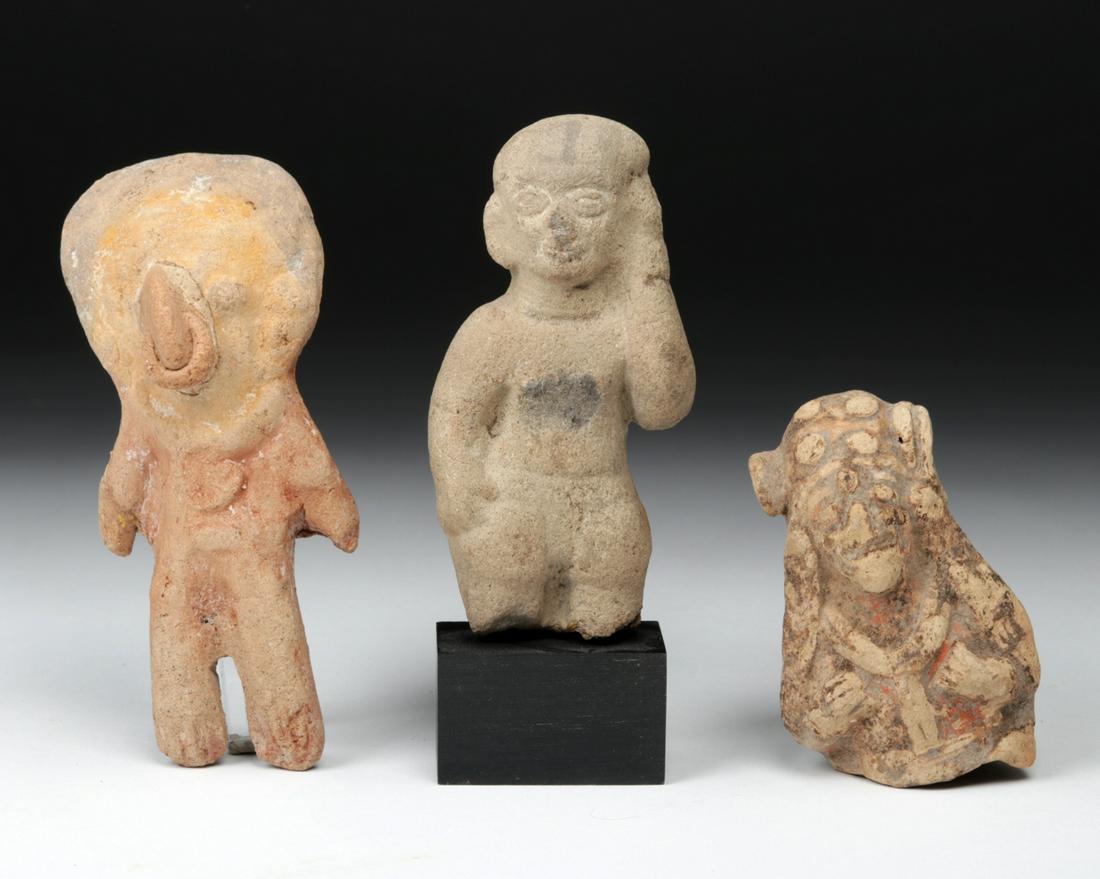 Trio of Ancient Ecuadorian Pottery Figures - Nov 25, 2019 | Artemis ...