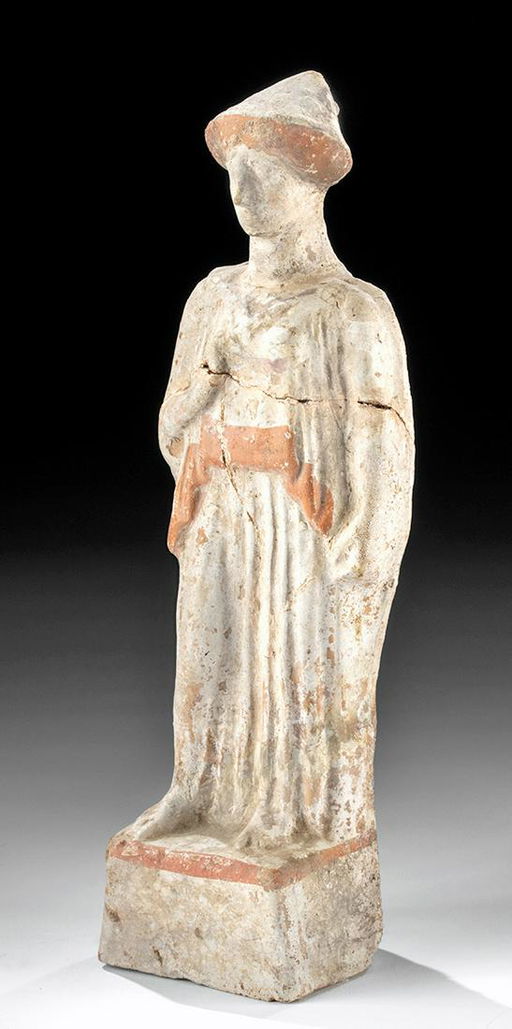 Greek Canosan Polychrome Figure of a Woman - Dec 05, 2019 | Artemis ... Greek Canosan Polychrome Figure of a Woman - Dec 05, 2019 | Artemis ...
