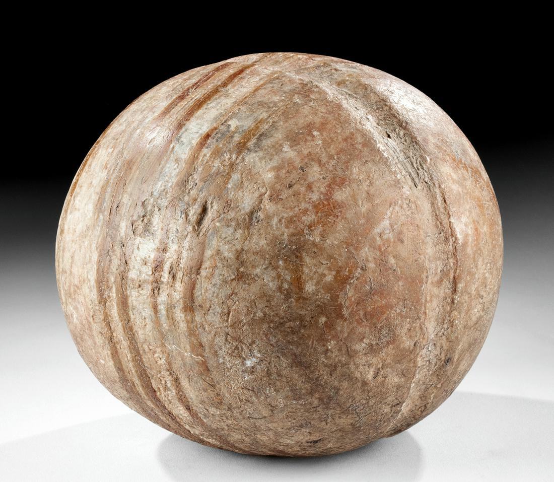 Ancient Bactrian Stone Idol - Abstract Spheroid | Barnebys