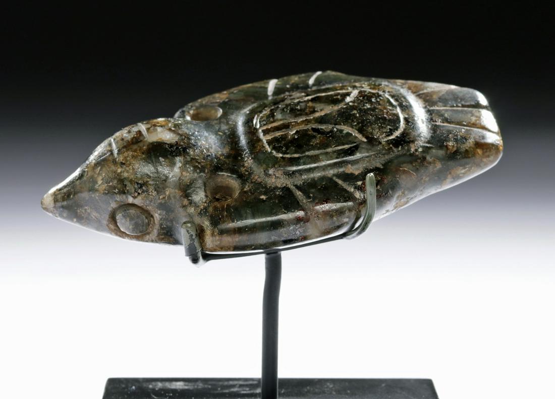 Olmec Jade Bird of Prey Pendant - Jan 30, 2020 | Artemis Gallery in CO