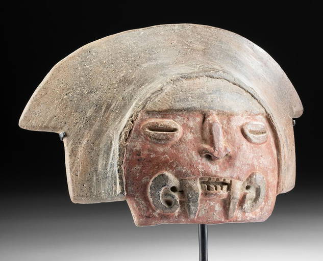 Chavin Polychrome Mask Of Ai Apec Tl Tested