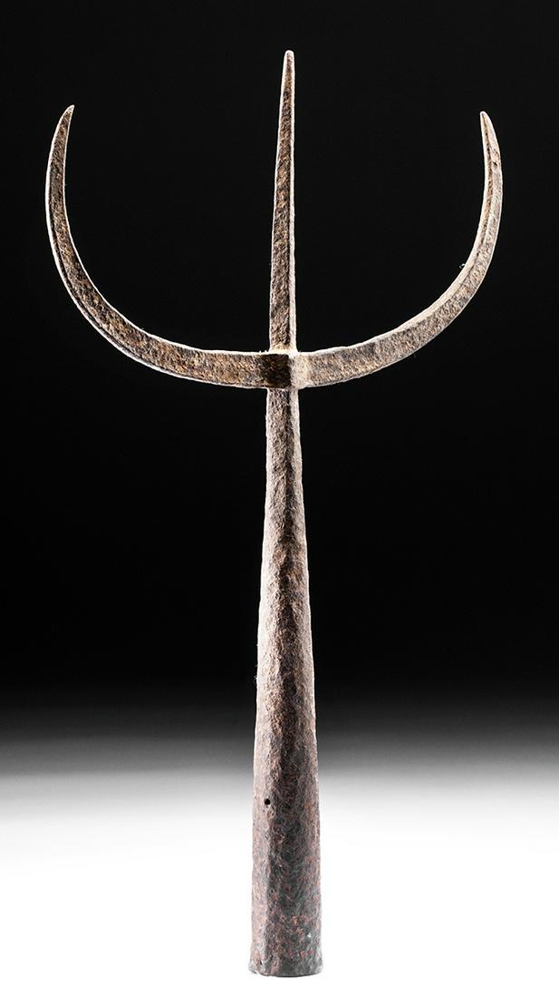 18th C. Chinese Iron Tiger Trident (Hu Cha) - Feb 20, 2020 | Artemis ...