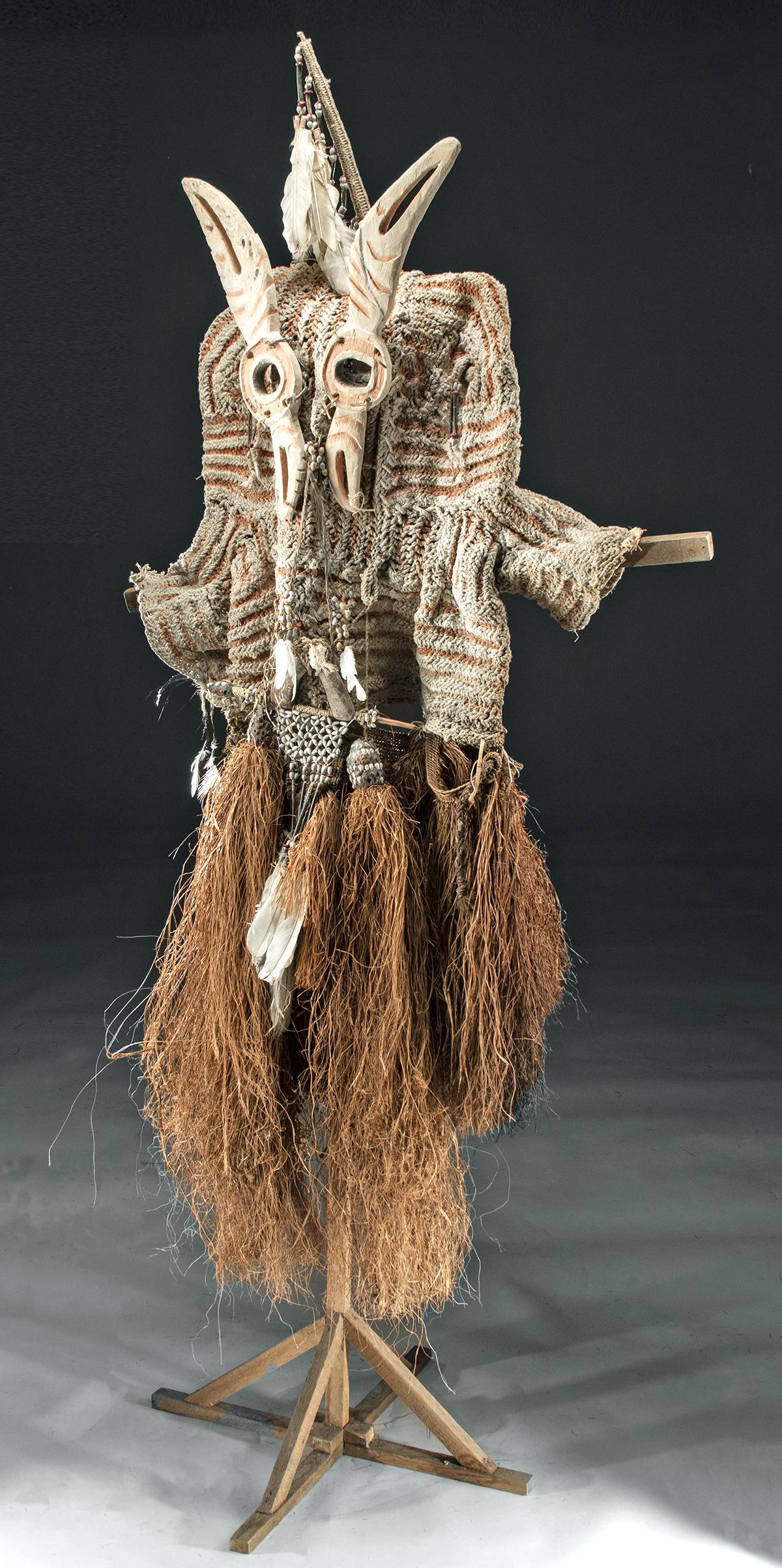 20th C. PNG Asmat Fiber Costume - Jipae Festival - Feb 27, 2020 ...