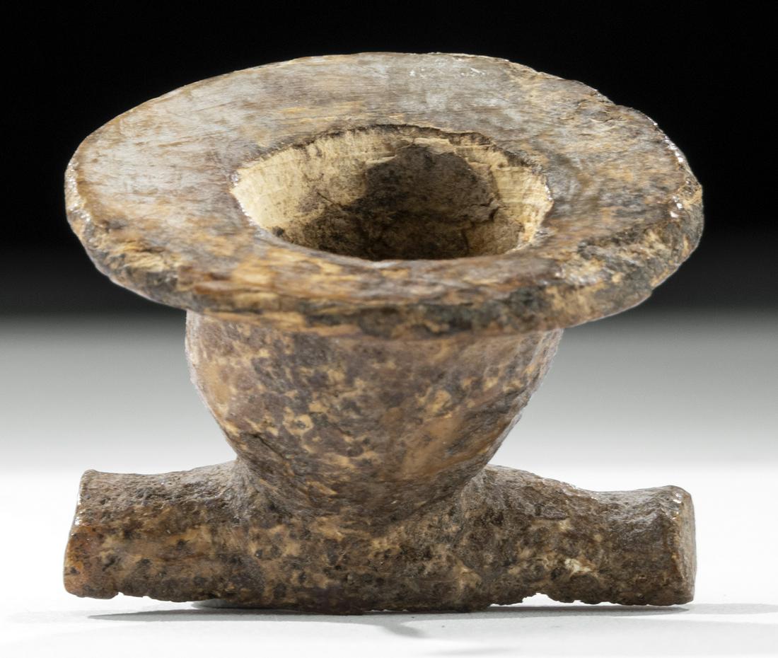 Ancient Alaskan Yupik Bone Tobacco Pipe Bowl - Mar 26, 2020 | Artemis ...