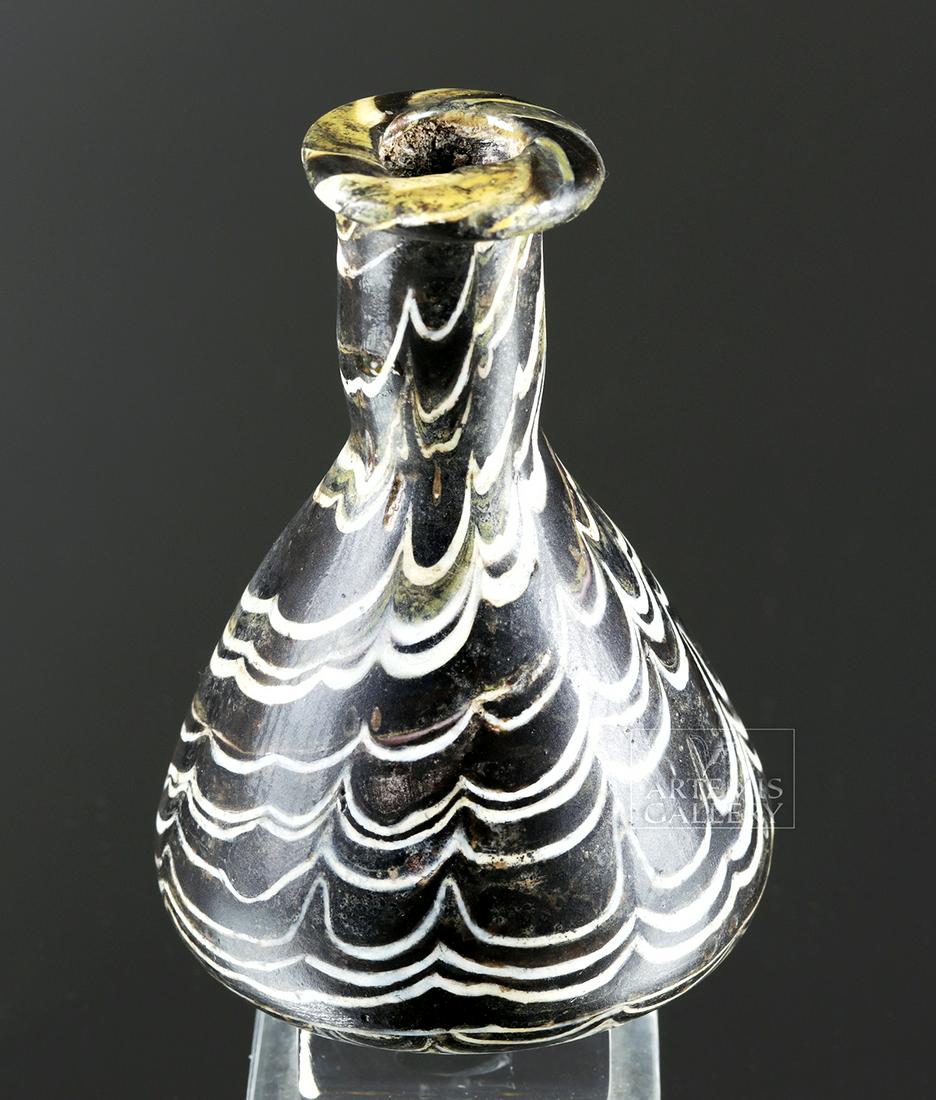 Greek Hellenistic Glass Flask, Black w/ White Marble - Mar 30, 2020 ...