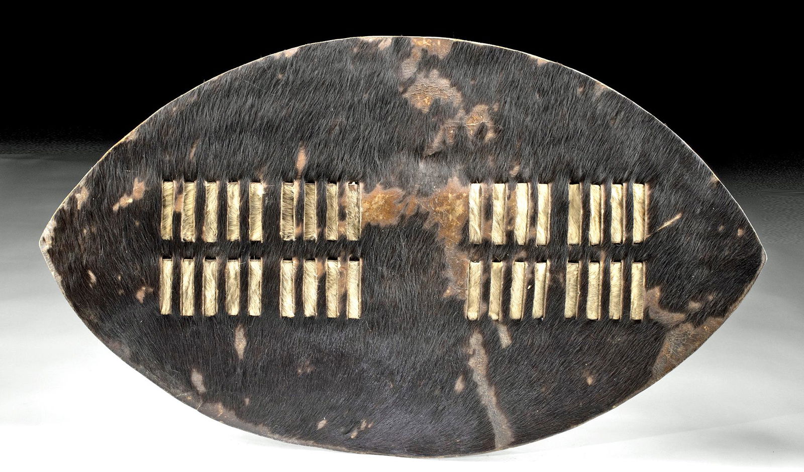 19th C. Zulu / Xhosa Nguni Cow Hide Shield - Apr 23, 2020 | Artemis ...