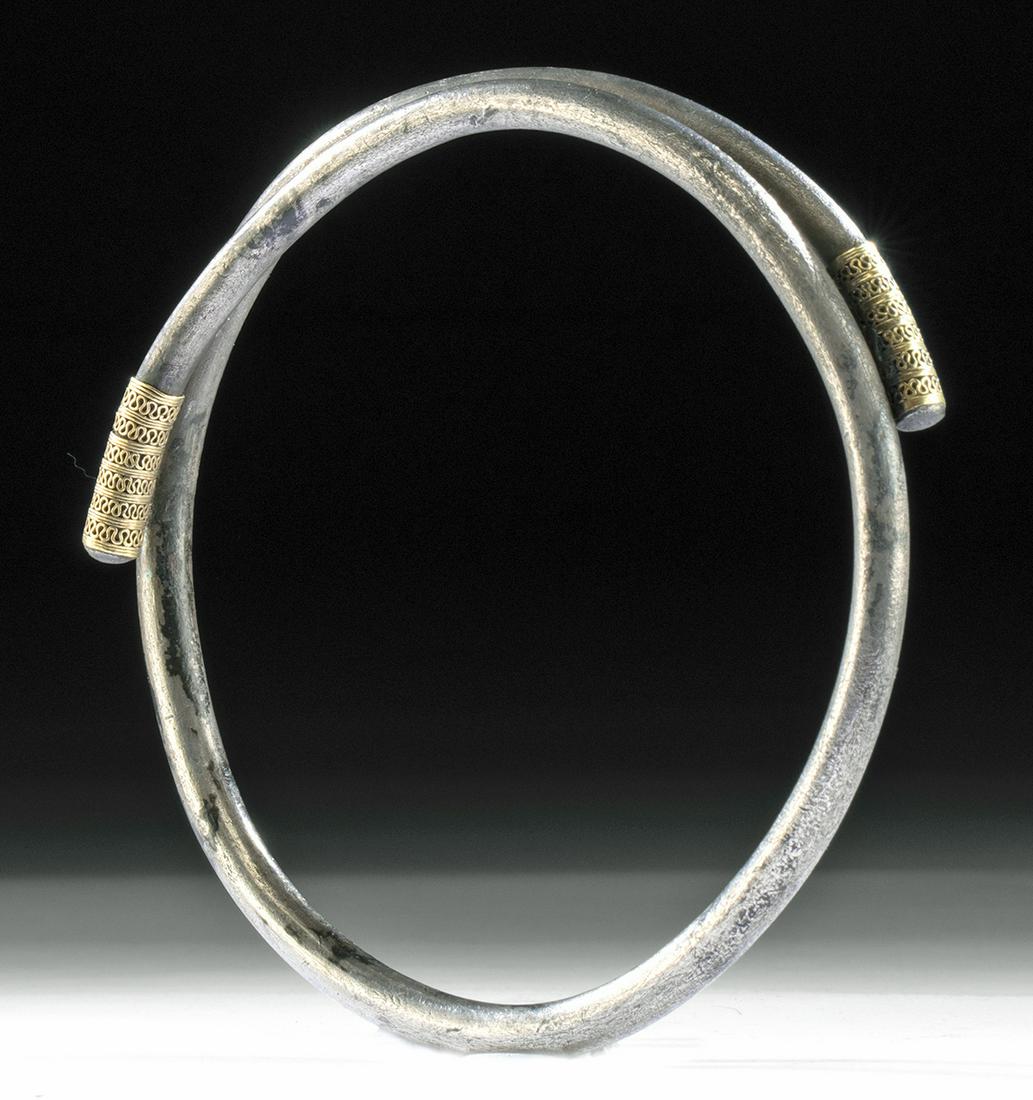 Archaic Greek Silver Torq w/ 15K+ Gold Terminals - Apr 16, 2020 ...