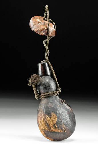 Japanese Edo Tanuki Scrotum & Burl Wood Powder Flask - Apr 30, 2020 ...