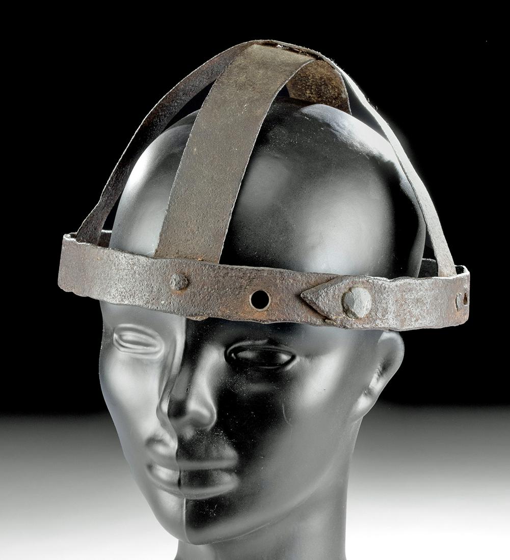 Fine Antique German Iron Spangenhelm Helmet Frame - May 07, 2020 ...