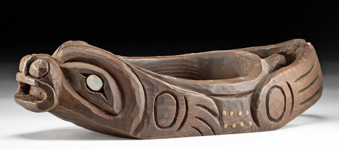 Vintage Tlingit Cedar Grease Bowl by Abner Johnson - May 07, 2020 ...