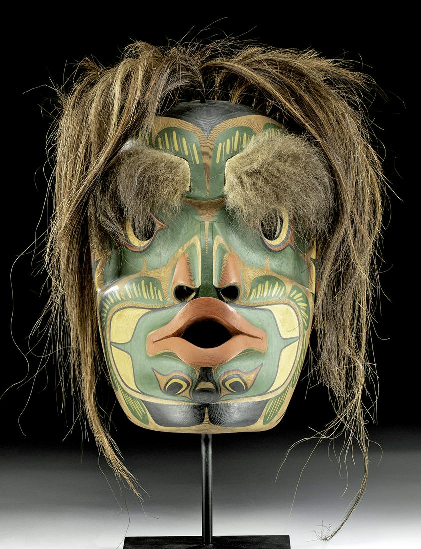 Kwakiutl Nimpkish Wooden Mask by Shawn Karpes, 1992 - May 07, 2020 ...