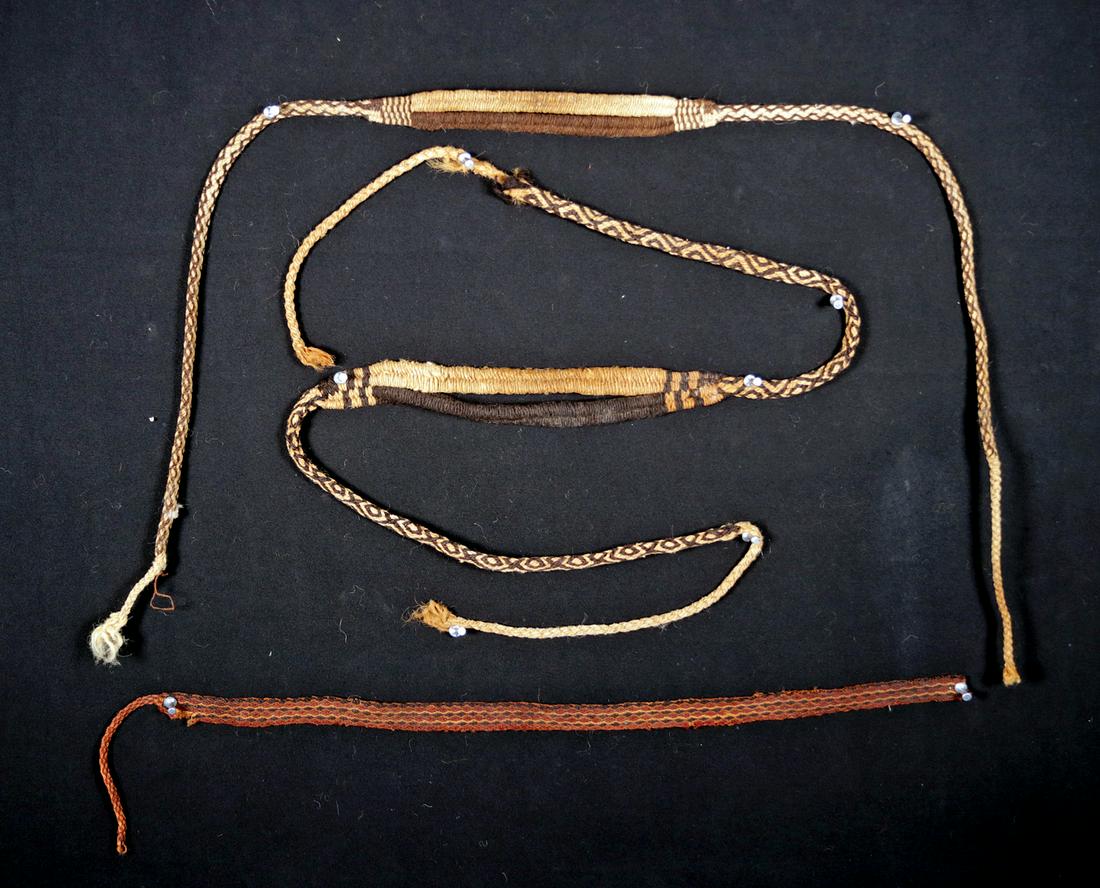 Lot of 3 Chimu / Inca Textile Slings - May 27, 2020 | Artemis Gallery in CO