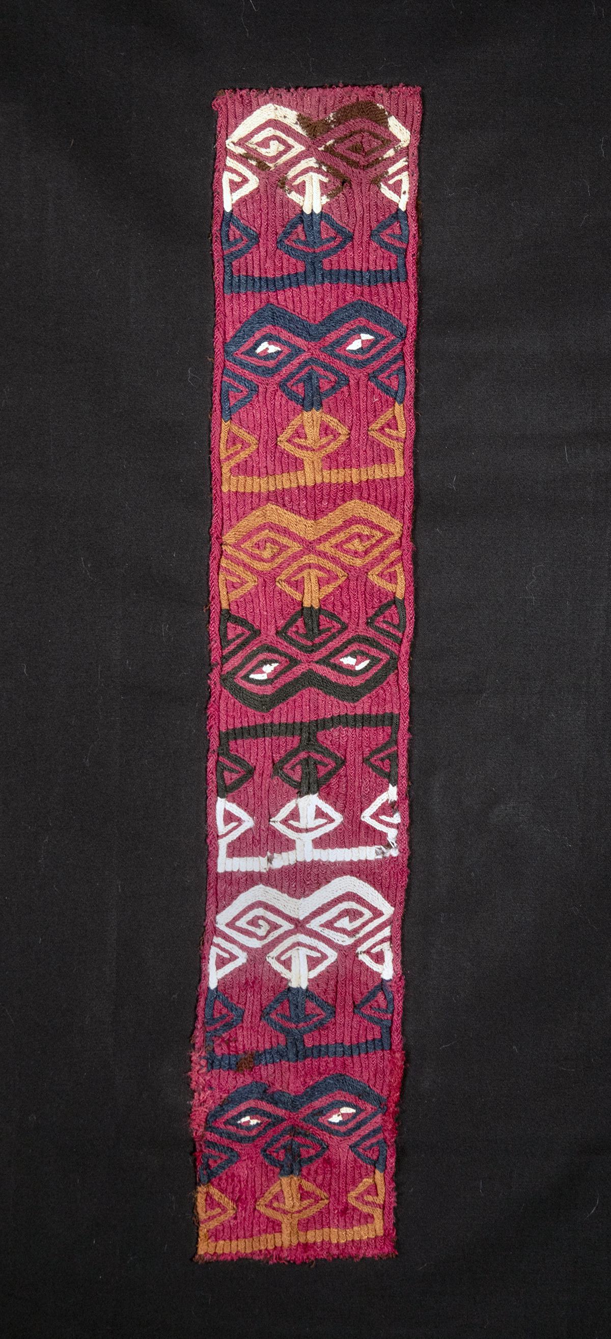 Vibrant Tiahuanaco Textile Sash - Jaguar Masks - May 27, 2020 | Artemis ...