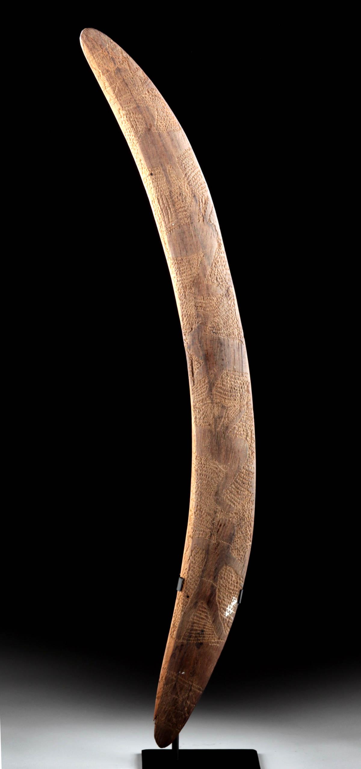 19th C. Australian Aboriginal Wood Throwing Stick - Jun 25, 2020 ...