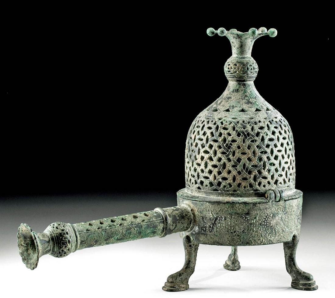 Medieval Afghan Bronze Incense Burner - Jul 01, 2020 | Artemis Gallery ...
