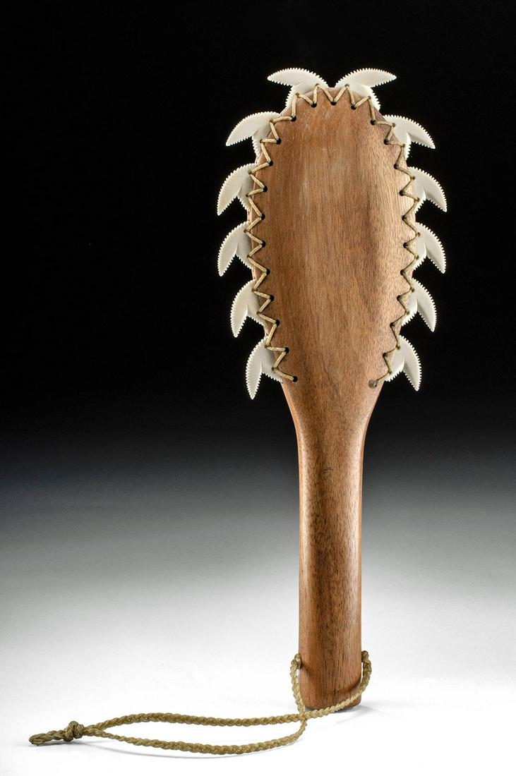 20th C. Gilbert Islands Wood Knife w/ Shark Teeth - Jul 01, 2020 ...