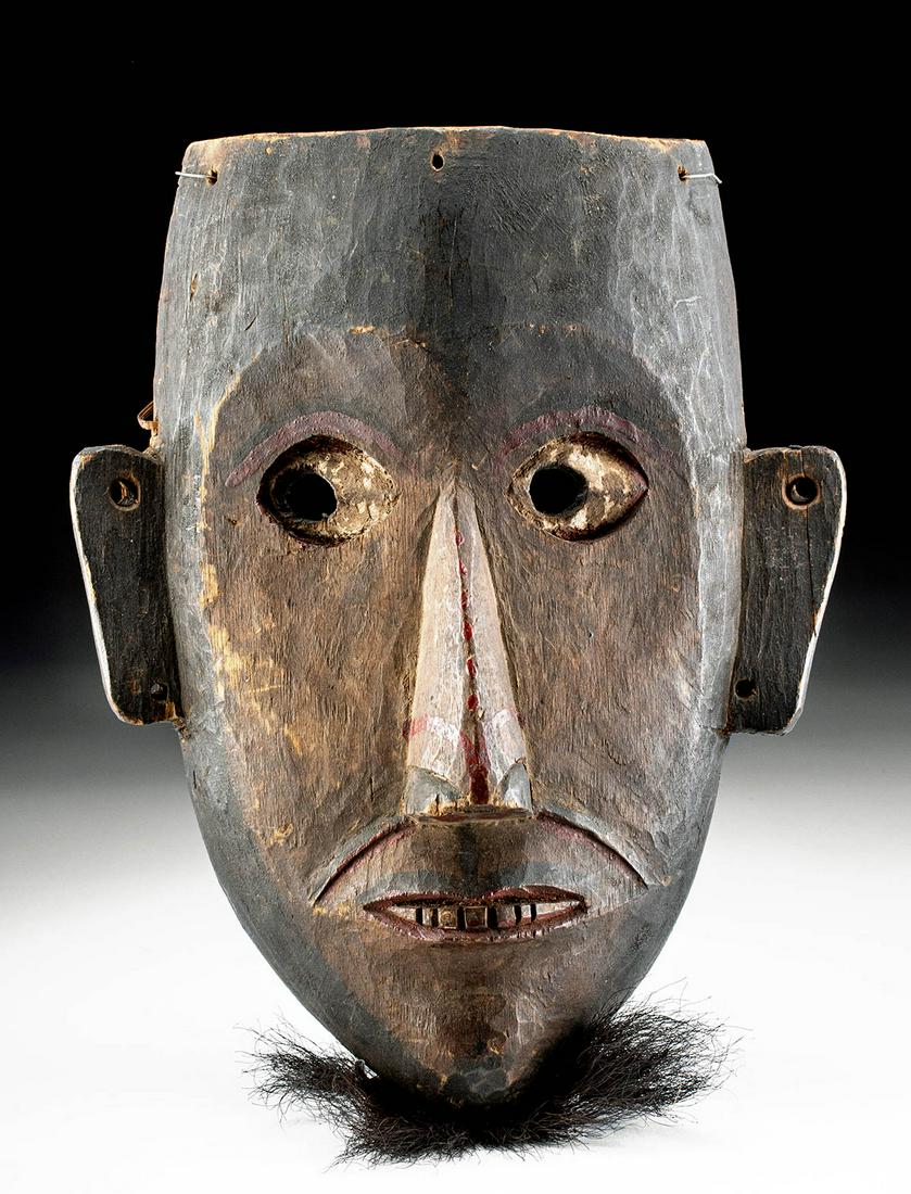 20th C. Indonesian Kayanic Dayak Wooden Mask - Jul 09, 2020 | Artemis ...