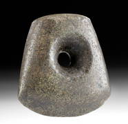 Inca Stone Mace Head w/ Central Hafting Slot - Aug 31, 2020 | Artemis ...